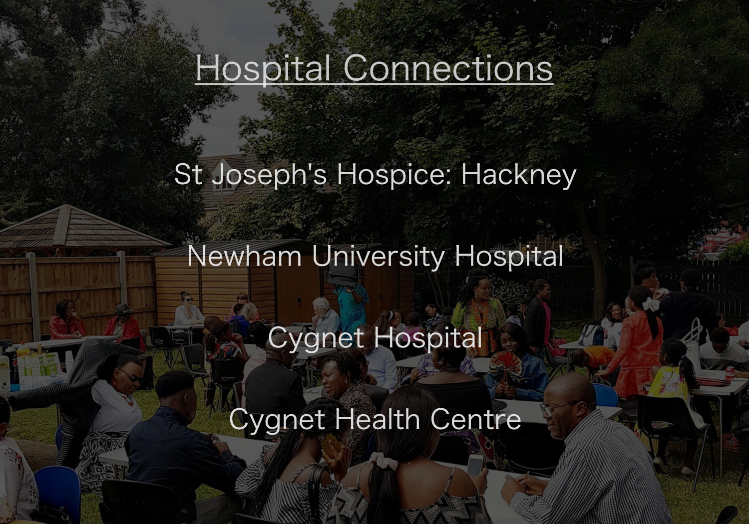 Community Outreach – St Mark's Church